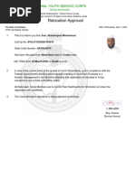 Redeployment Letter | PDF