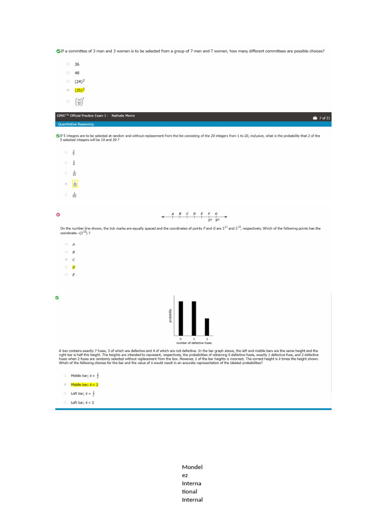 GMAT Practice Mate | PDF
