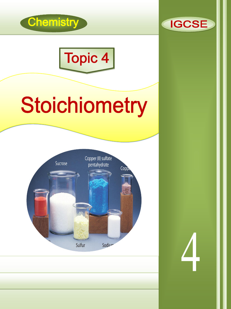 Chemistry Ol CH4-2 Stoichiometry Notes (DR - Hakiem) | PDF | Hydroxide ...