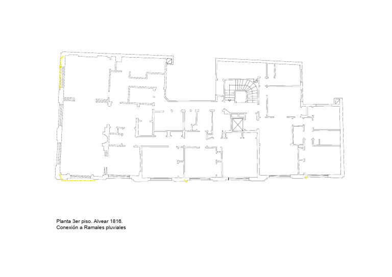 Planta 3er Piso - Conexion A Ramales Pluviales | PDF