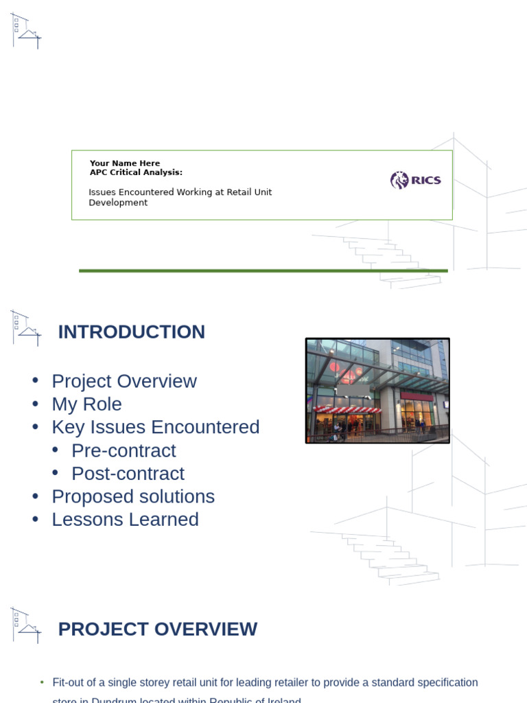 Rics Presentation - Template | PDF | Business