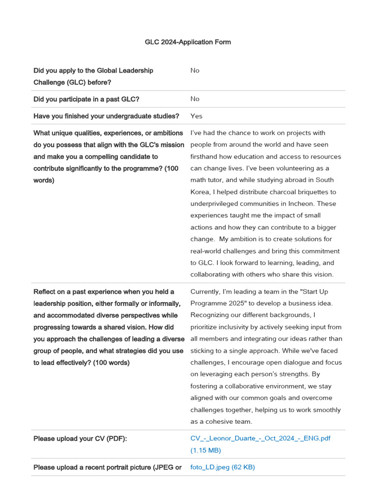 Application Leadership Program | PDF | Leadership | Social Psychology