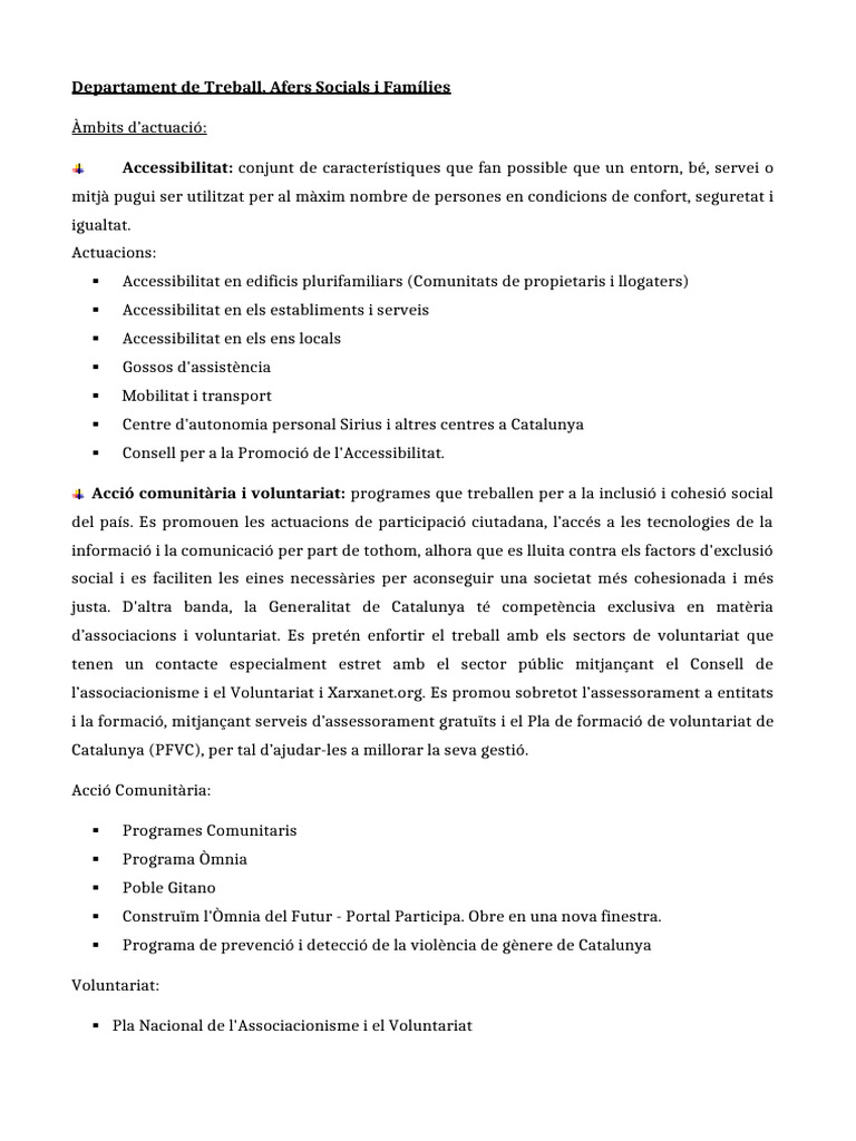 Departament de Treball | PDF