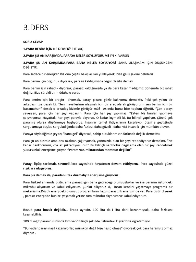 Bolluk Bereket | PDF