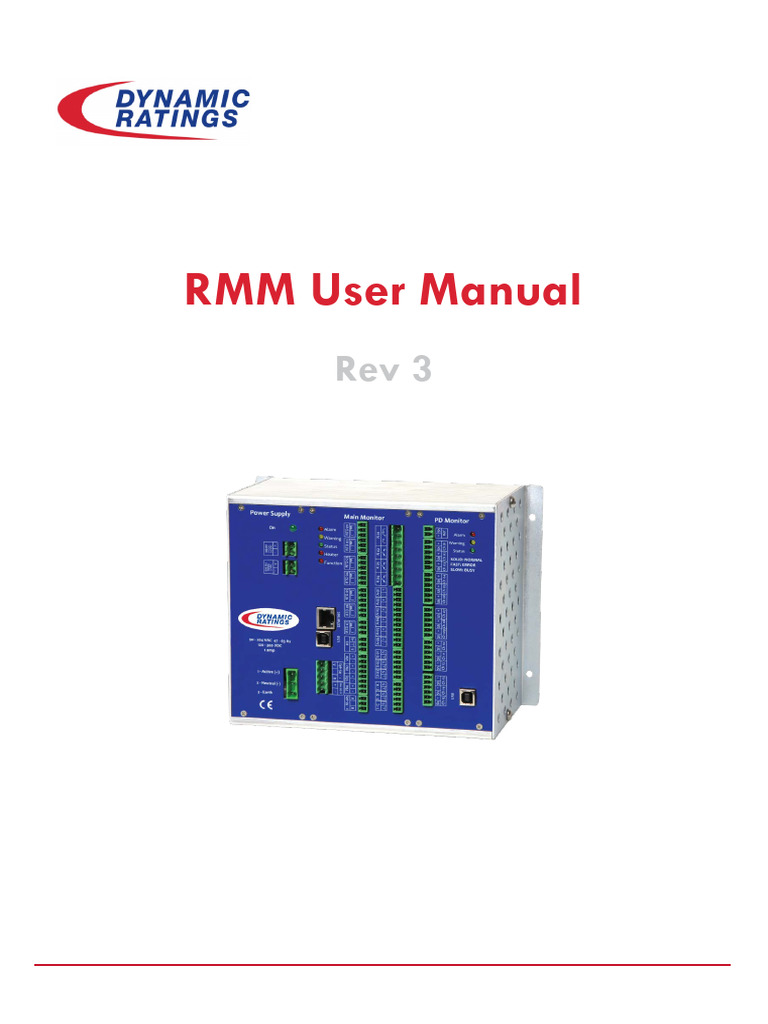 DM Series RMM User Manual | PDF | Capacitor | Sensor