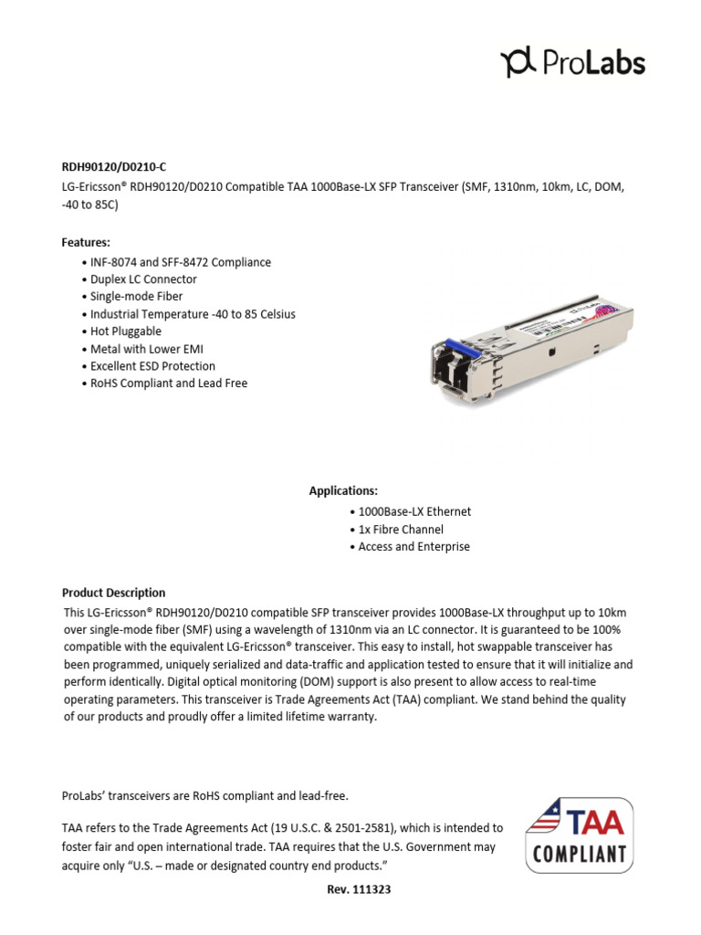RDH90120 D0210-C Datasheets EN | PDF | Information And Communications Technology ...