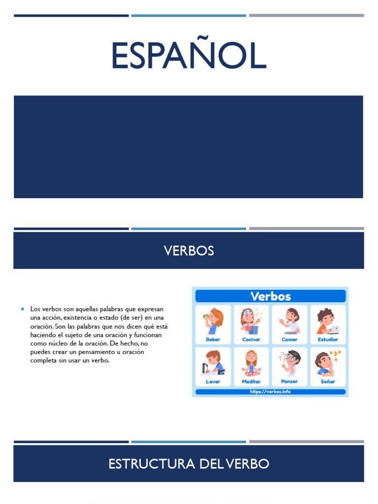 Español Semana de Repaso | PDF | Verbo | Adjetivo