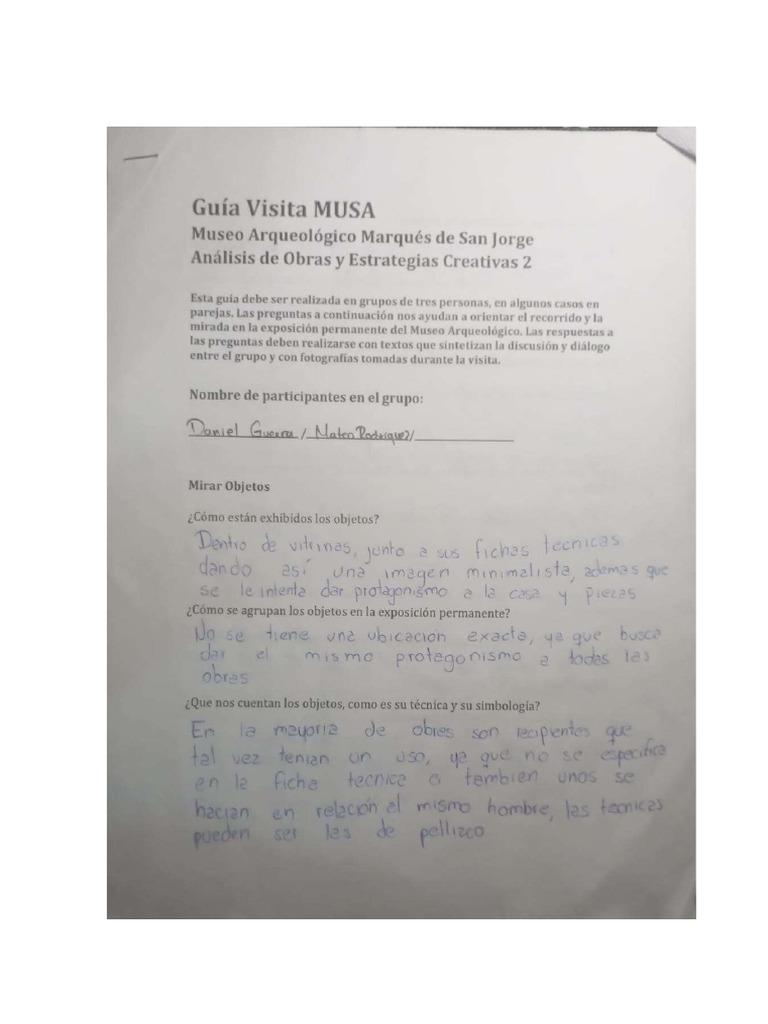 Visita Museo | PDF