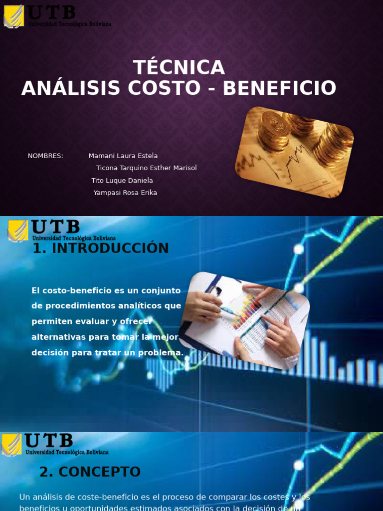 Análisis de Costo y Beneficio | PDF | Análisis coste-beneficio | Toma ...