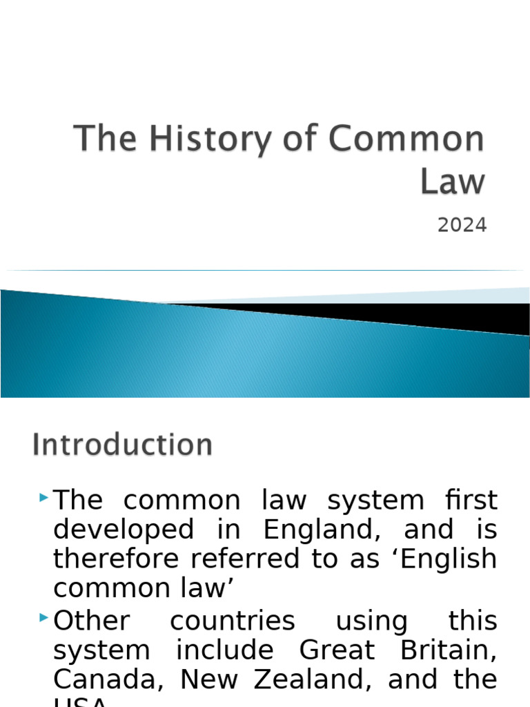 Overview of Common Law Principles | PDF | Precedent | Equity (Law)