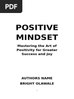 The Power of Positive Thinking | PDF | Optimism | Mindset