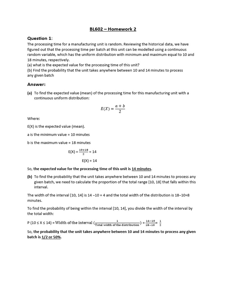 BLPT602_Homework 2 | PDF | Standard Error | Errors And Residuals