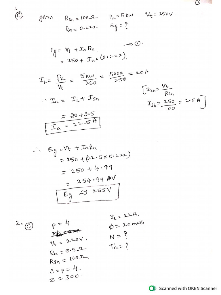 Solutions To 2nd IA Problems | PDF