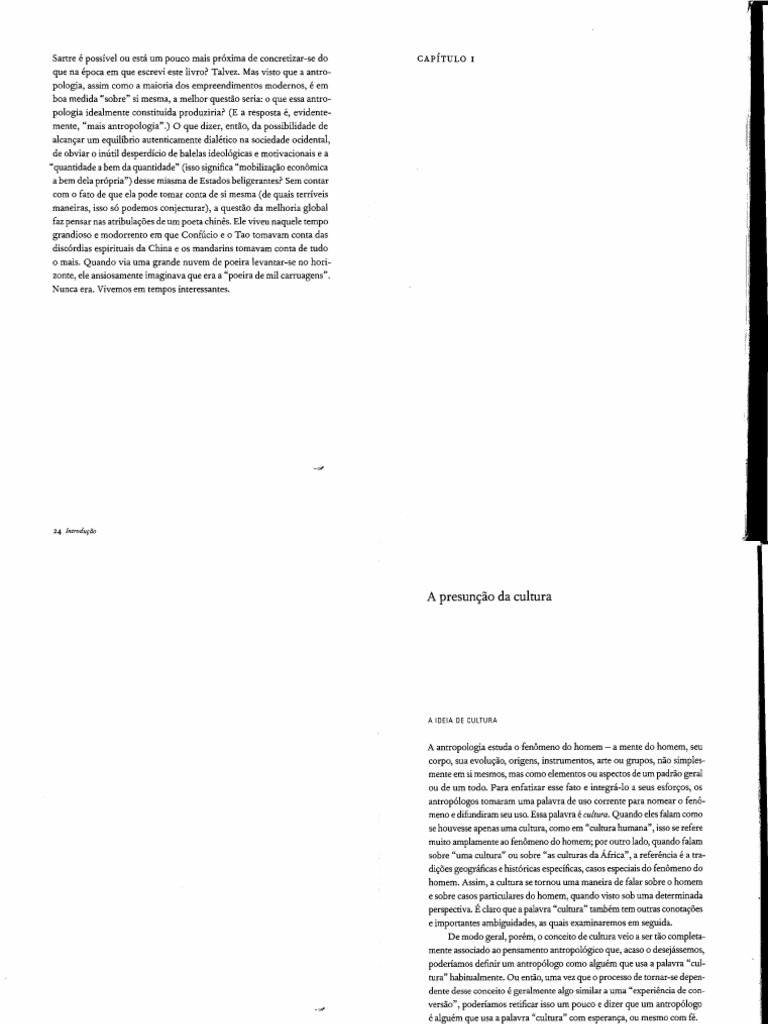 Antropologia e a Complexidade da Cultura | PDF | Antropologia | Experiência