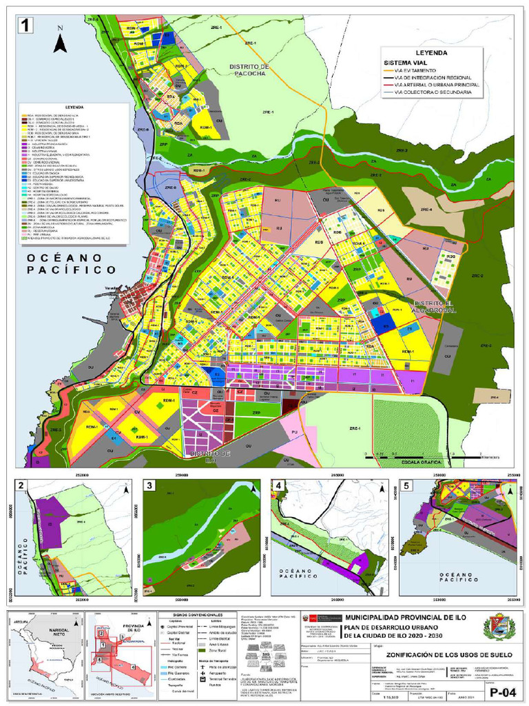 Propuesta PDU ILO Moquegua PLANO | PDF