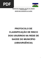 Modelos Triagem Hospitalar | PDF | Doenças e distúrbios | Medicina Clínica
