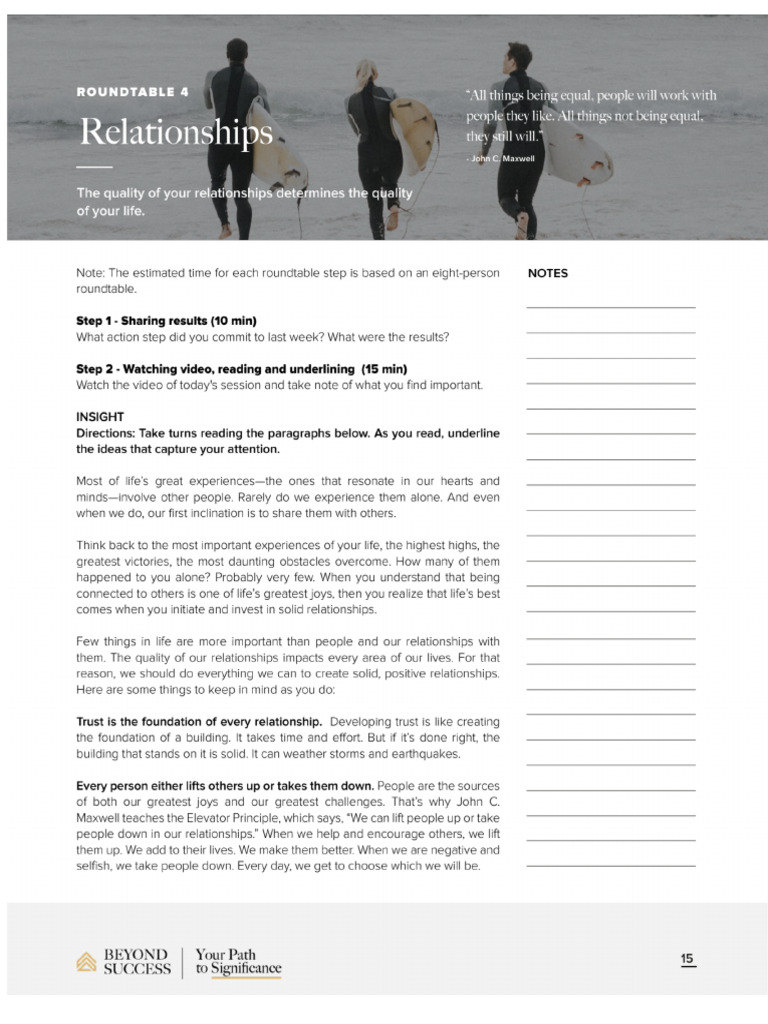 Lesson 4 Relationship Pdf