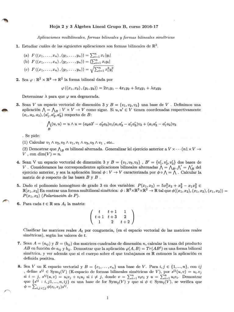 2016 - Hoja2,3 - AL - M.Emilia - Resueltos | PDF