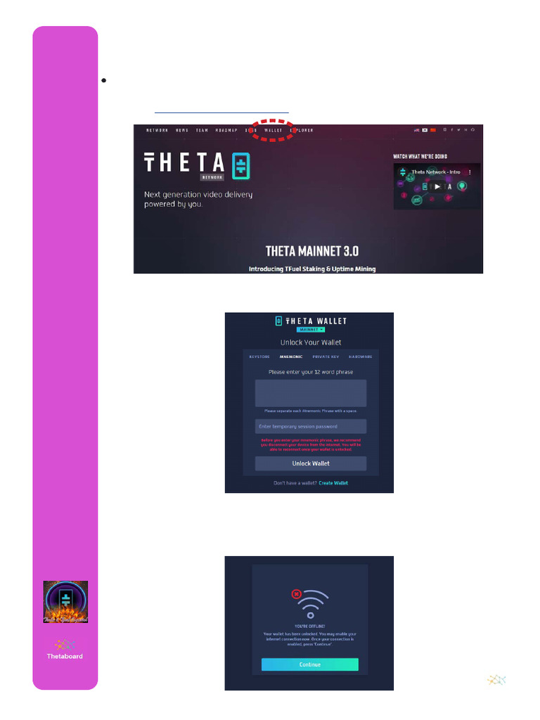 How To Stake WITHDRAW Thetaboard | PDF
