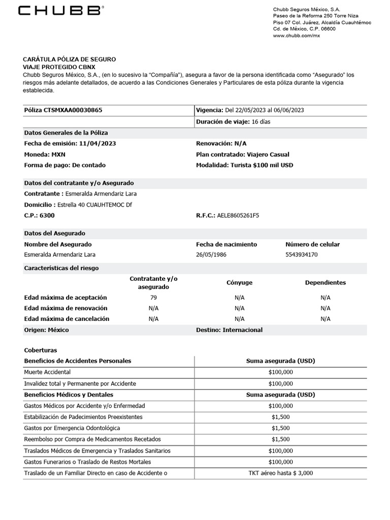 PCC TSM Xaa 00030865 | PDF