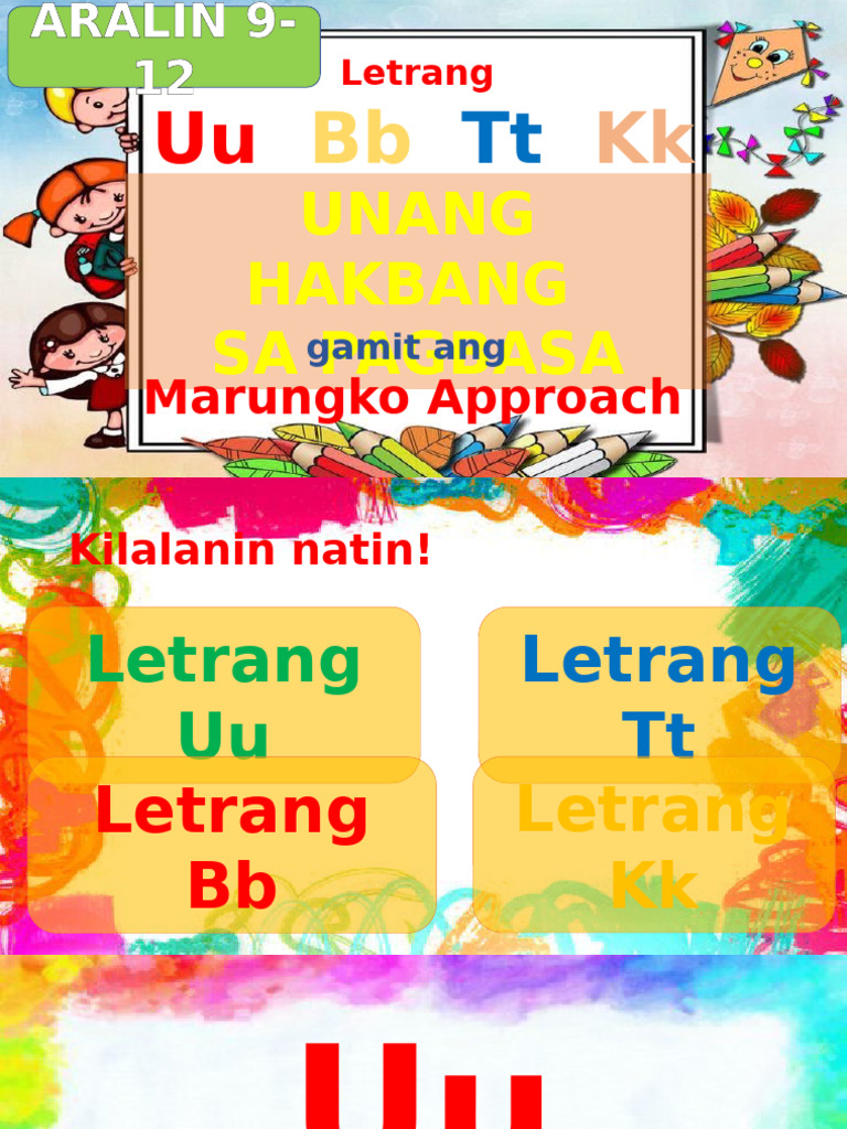 Marungko Aralin 9-12 | PDF