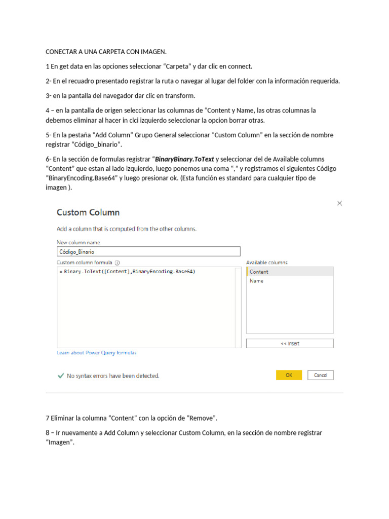 Conectar y Transformar Imágenes en Carpeta | PDF