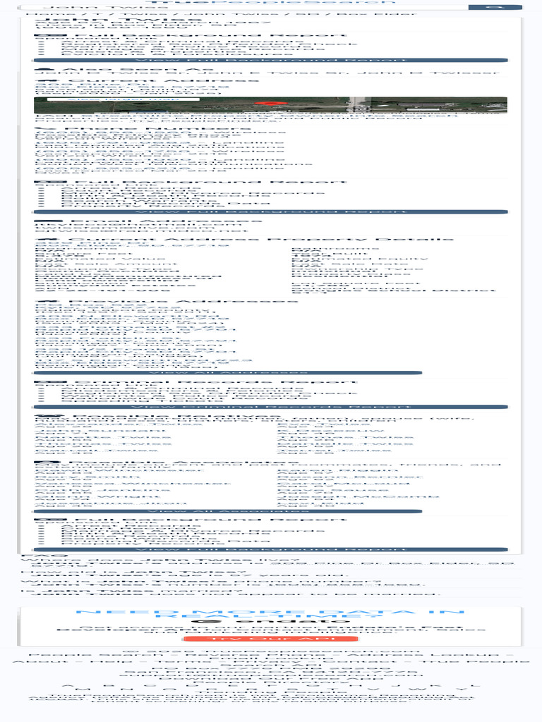 John Twiss, Age 57 in Box Elder, SD, (605) 858-1560 | PDF | Common Law ...