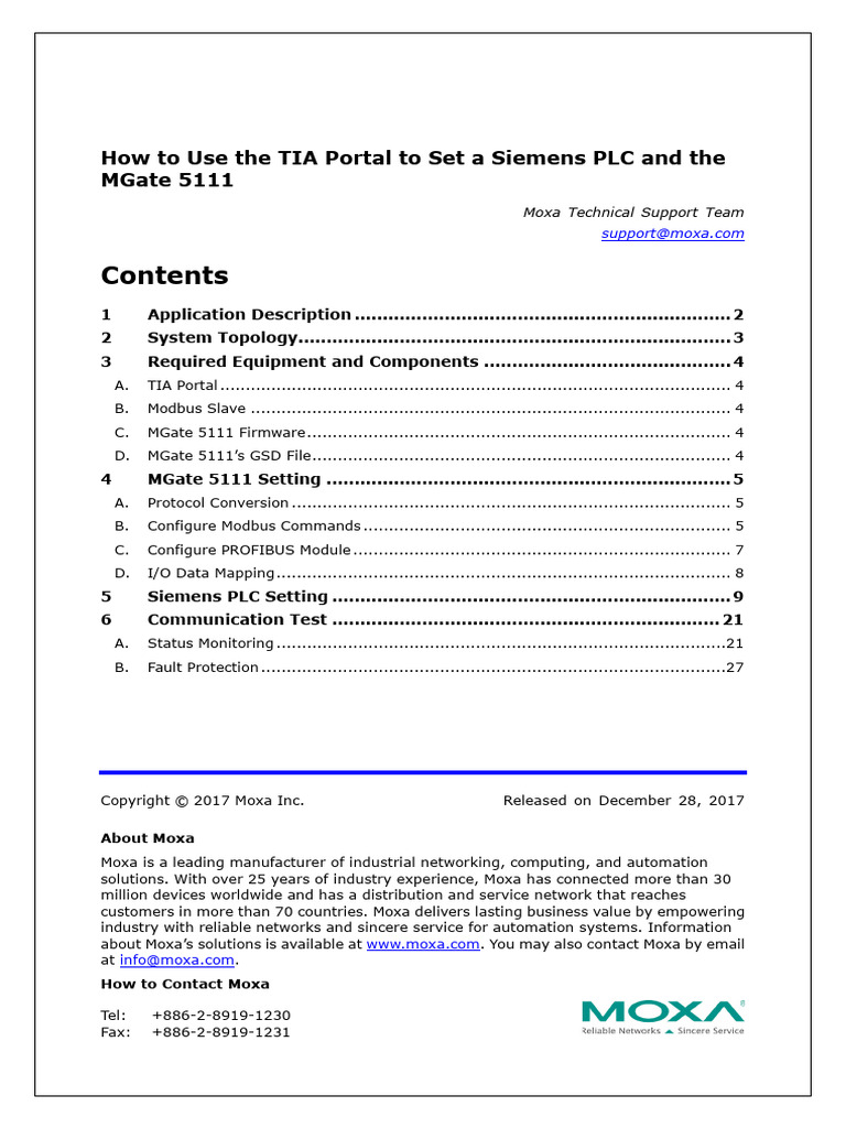 Configuring Siemens PLC with MGate 5111 | PDF | Programmable Logic ...