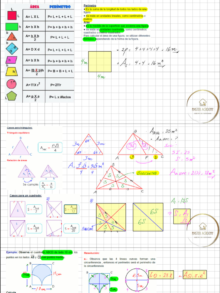 2025 Sem2 Desarrollo Areas Sombreadas | PDF