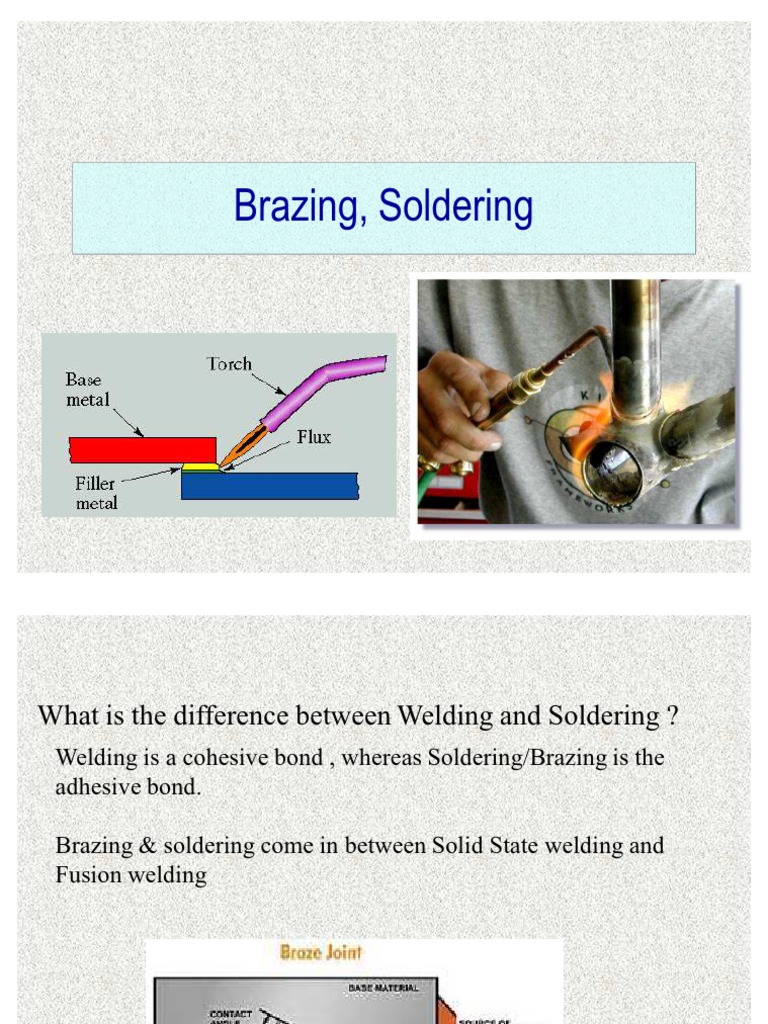 Welding 8 - Brazing Soldering | PDF