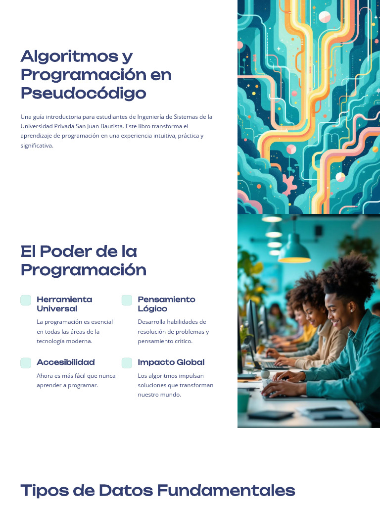 Guía de Algoritmos y Pseudocódigo | PDF | Algoritmos | Tipo de datos
