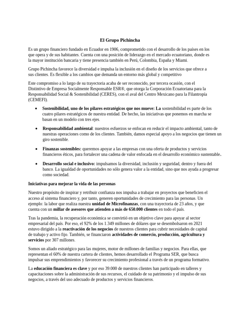 Proyecto Emp | PDF | Sustentabilidad | Ecuador