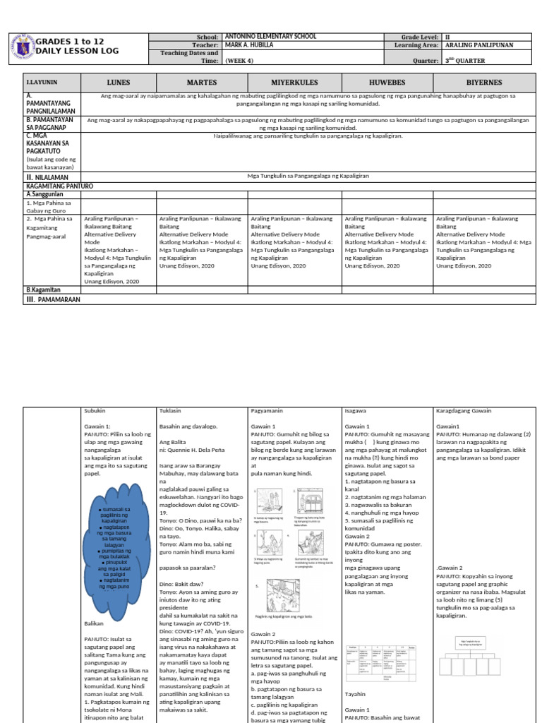 AP_2_DLL_Q3_W4 | PDF