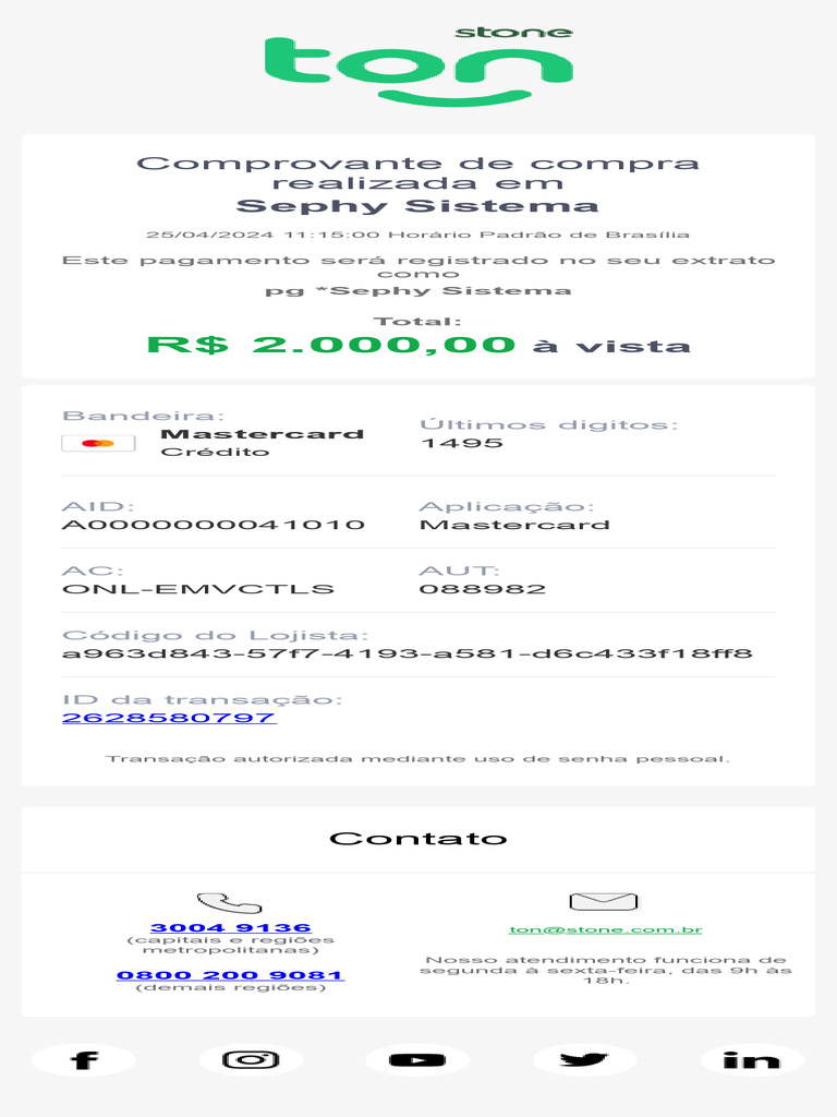 Ton Comprovante | PDF