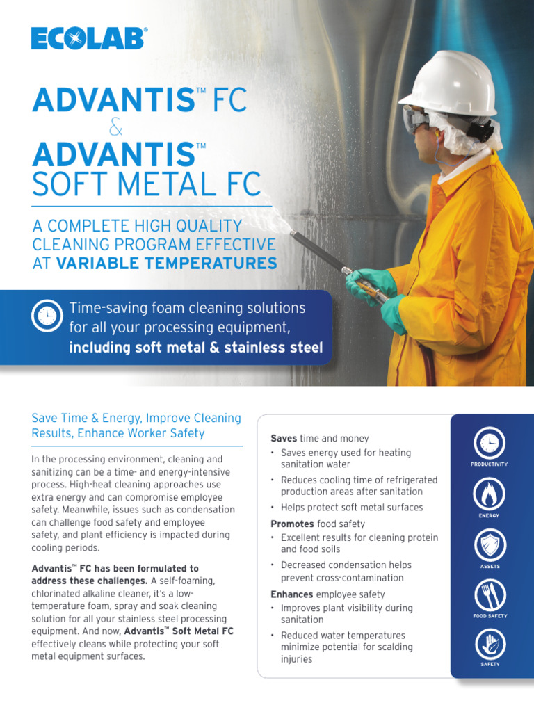 AdvantisSoftMetalFCAdvantisFC SellSheet PDF | PDF | Water | Metals