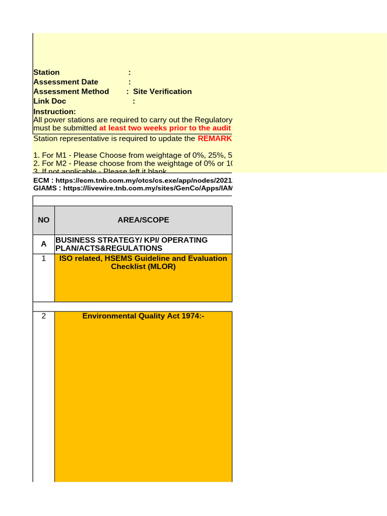 RCVA FY2025 CHECKLIST | PDF | Occupational Safety And Health ...