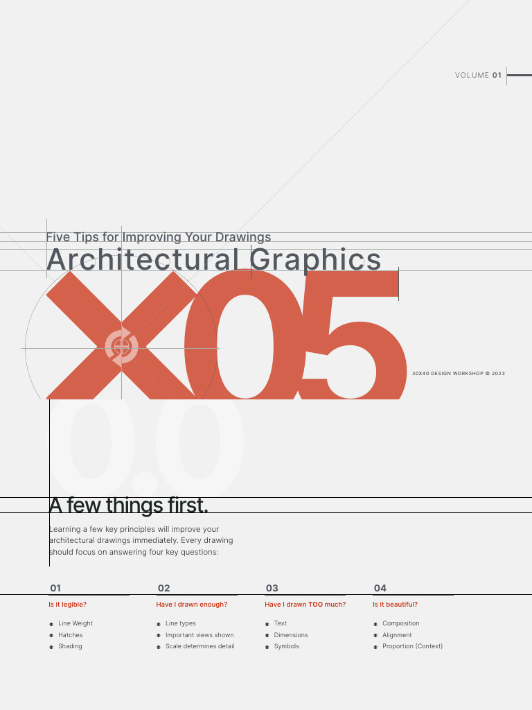 Architectural Drawing Improvement Tips | PDF | Drawing | Page Layout