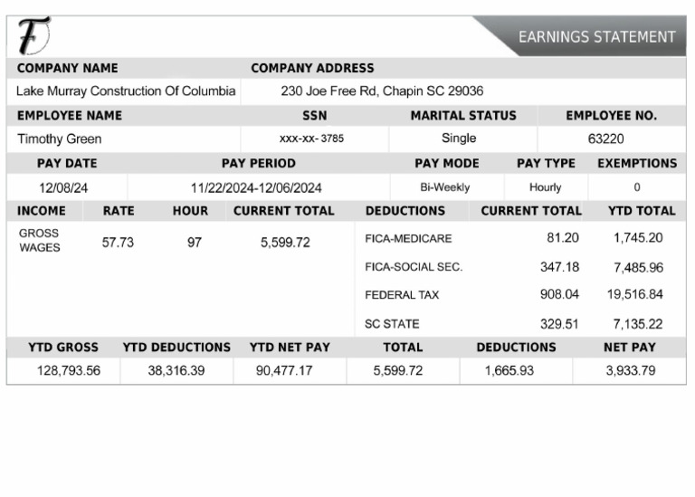 Paystub | PDF