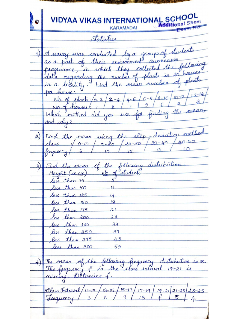 Statistics, Real Numbers, Probability, Polynomials | PDF