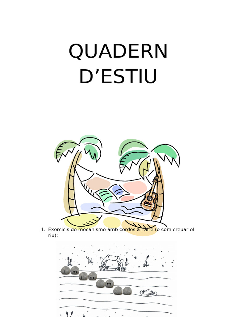 Quadern Estiu | PDF