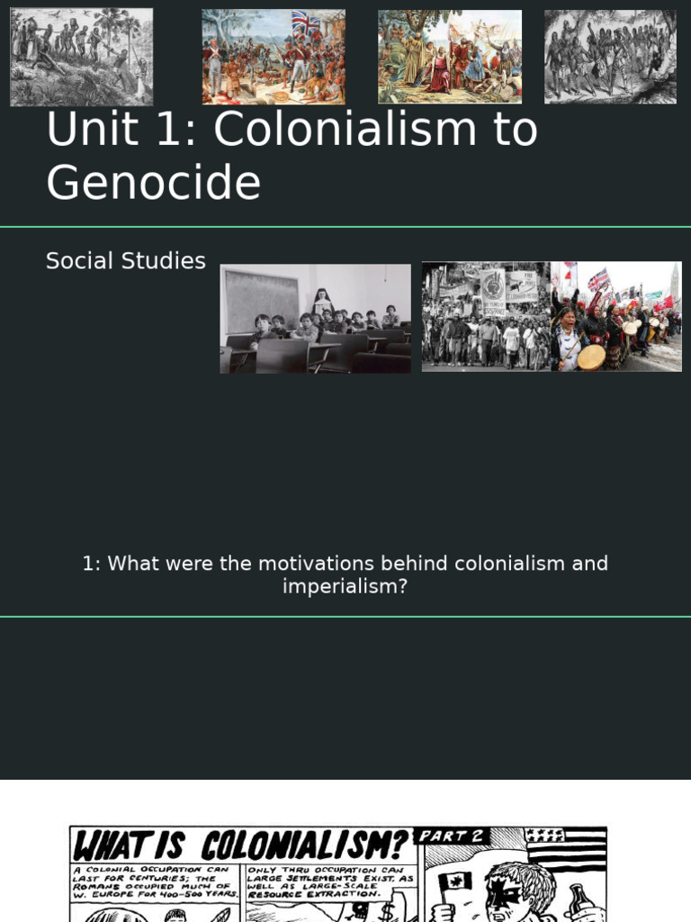Unit 1 - Colonialism and Scramble For Africa | PDF | Imperialism ...