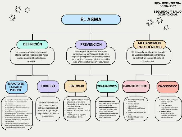 sALUD PUBLCA MAPA CONCEPTUAL | PDF | Asma | Enfermedades y trastornos