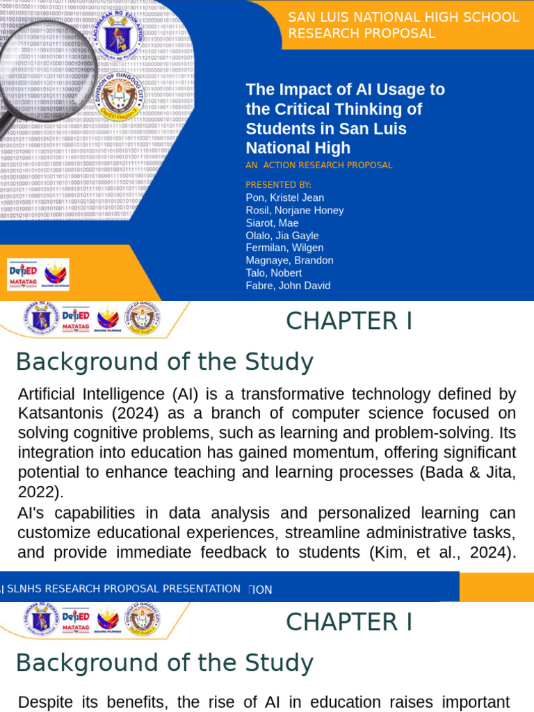 SLNHS Research Proposal Template | PDF | Artificial Intelligence | Intelligence (AI) & Semantics