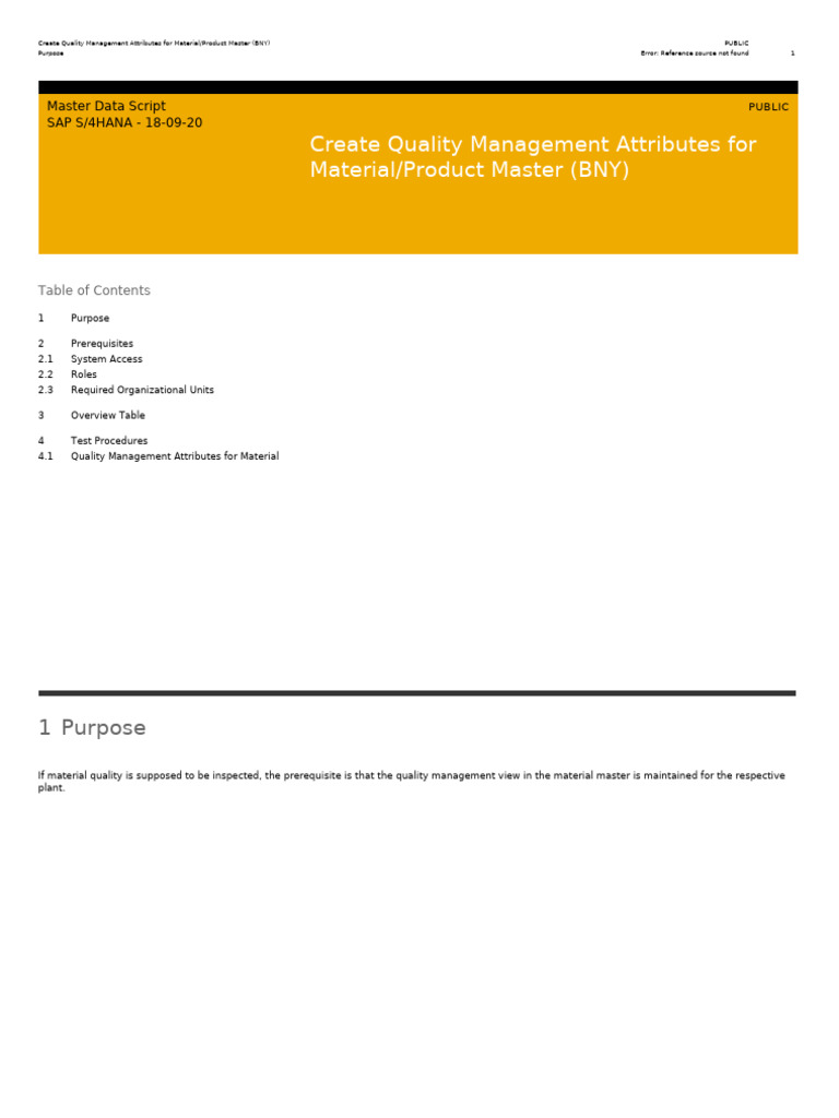 Bny S4hana2020 Master Data en XX | PDF | Menu (Computing) | Software