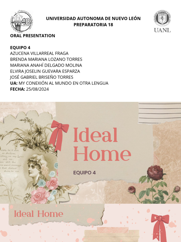 My Ideal Home: Room Descriptions | PDF