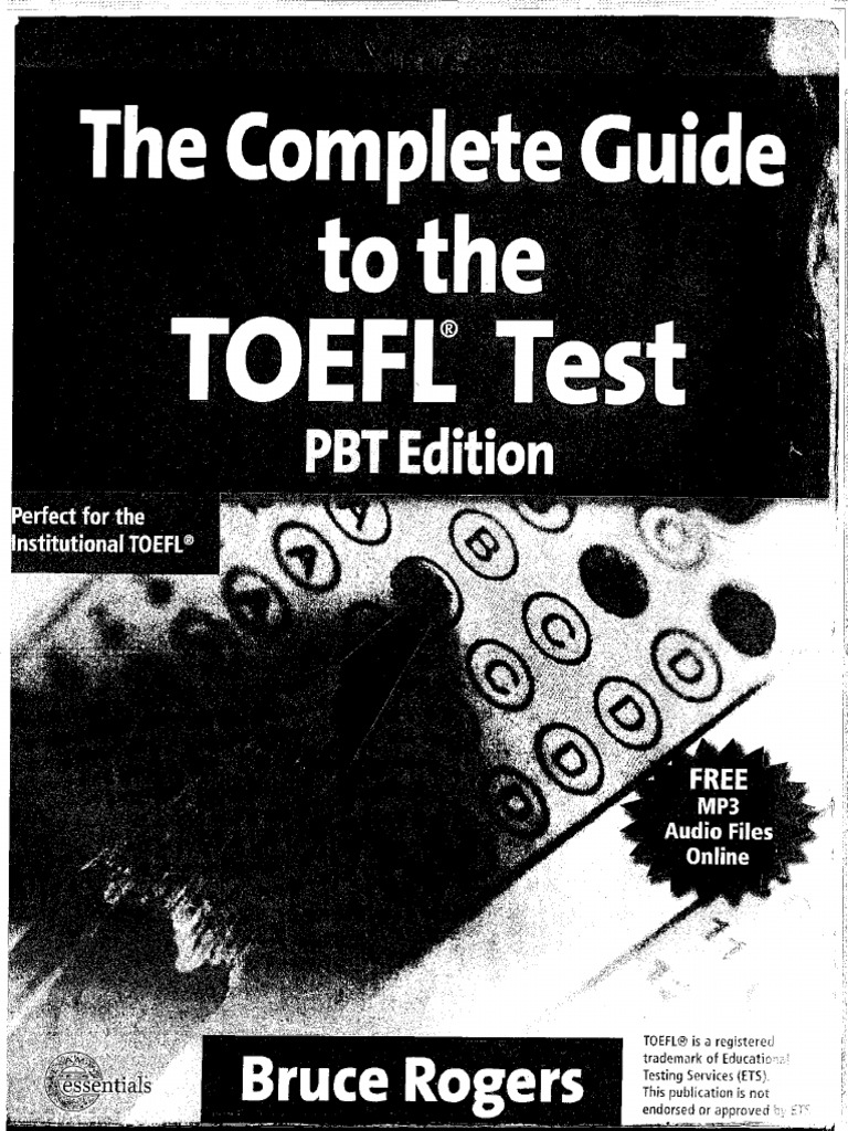 Tofu Ingles The Complete Guide To The TOEFL Test. $160.00 B y N ...