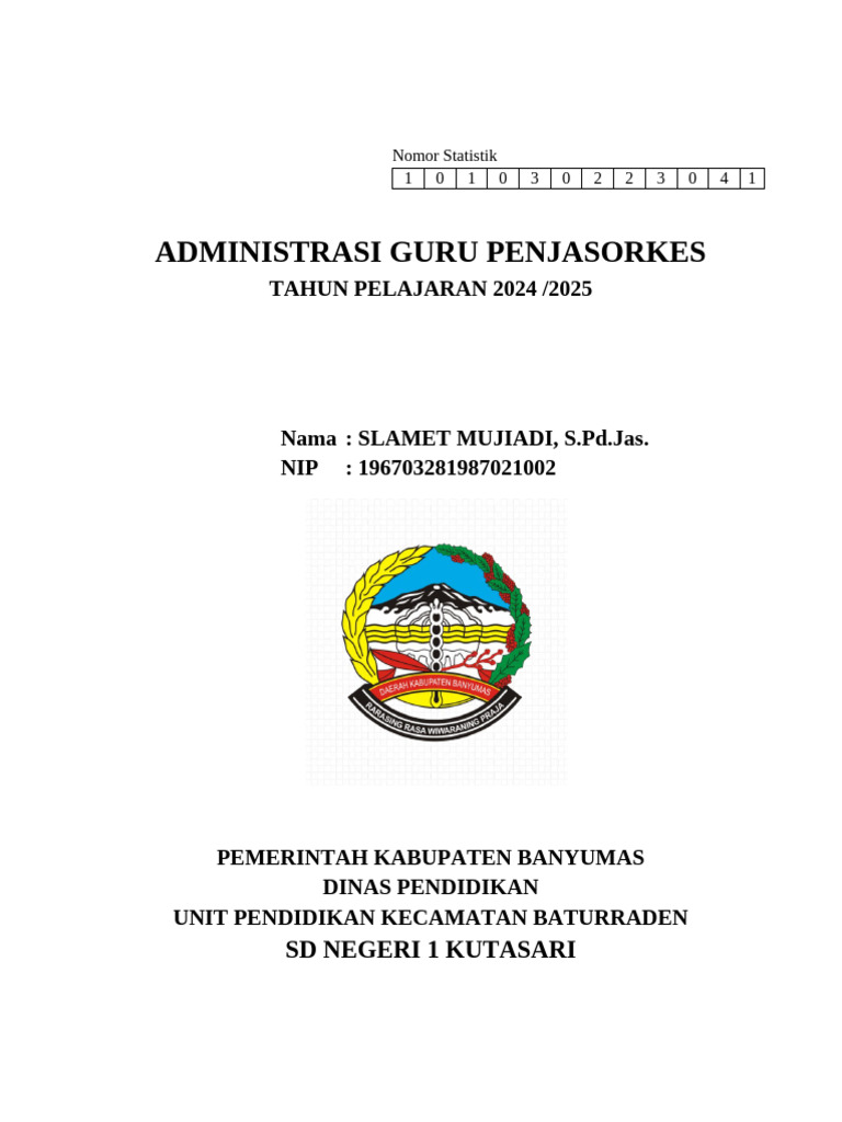 Administrasi Guru Penjasorkes | PDF
