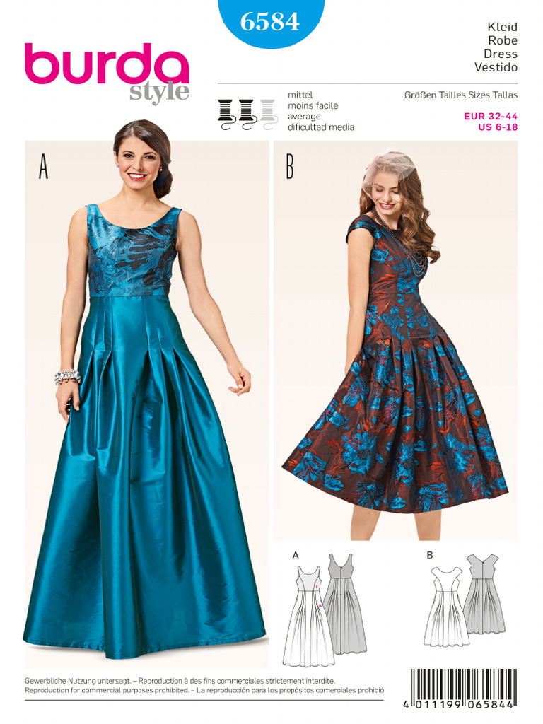 6584 Burda Style | PDF