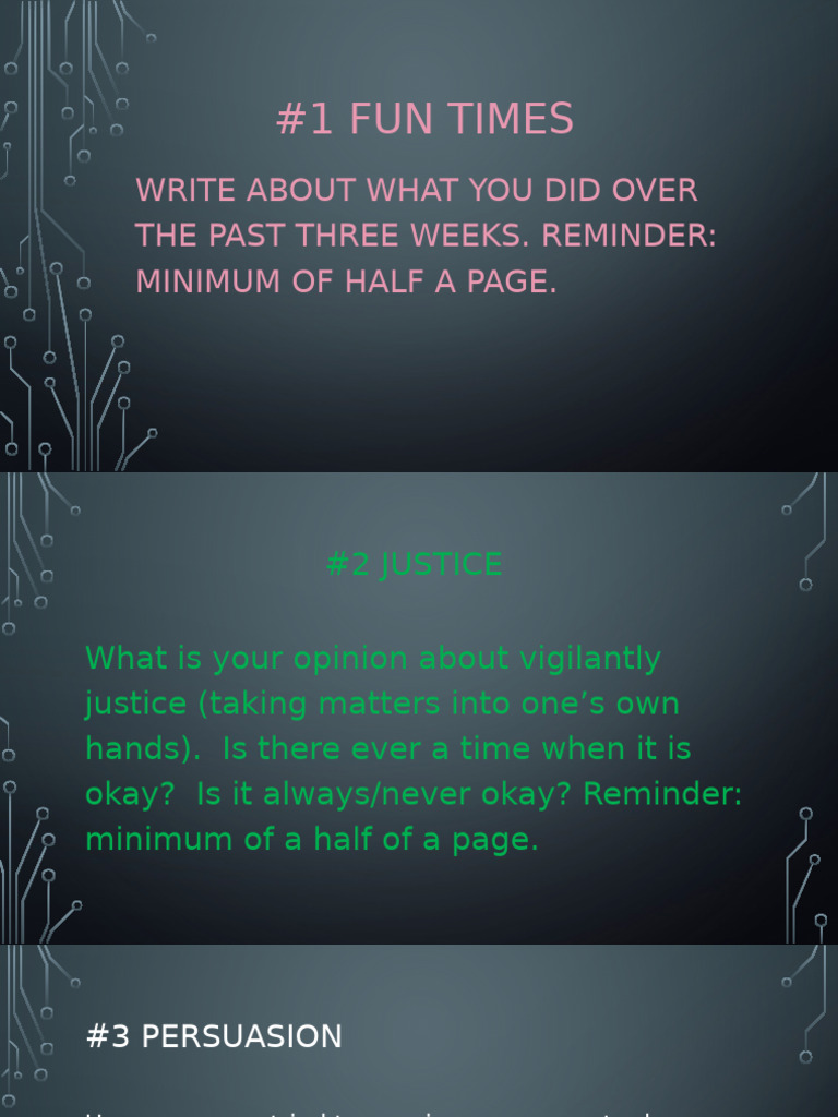 Writing Prompts 2nd Semester | PDF | Persuasion