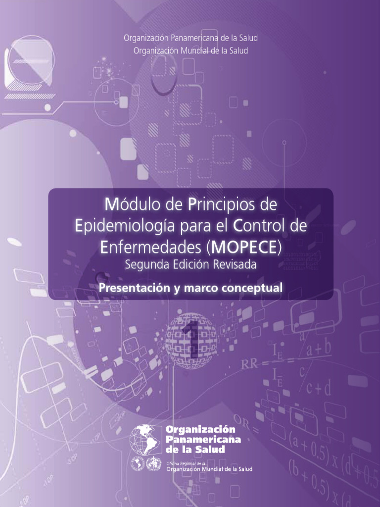 MOPECE ESP Mod 01 Atual-Fusionado | PDF | Organización Panamericana de la Salud | Epidemiología